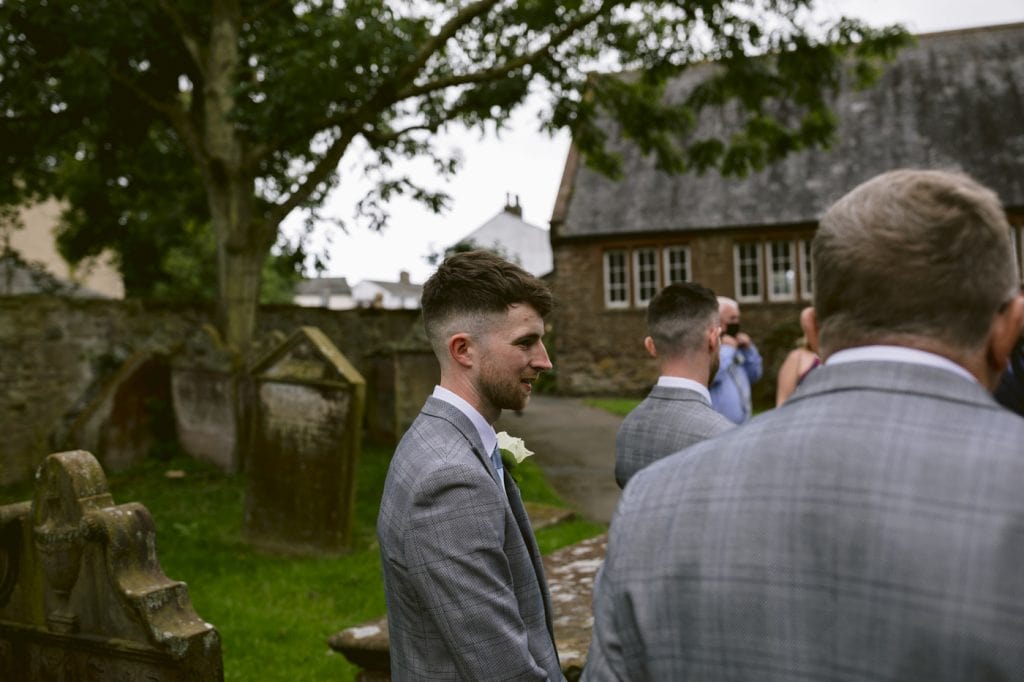 Church Wedding With Three Hills Barn Wedding Reception • Joshua Wyborn