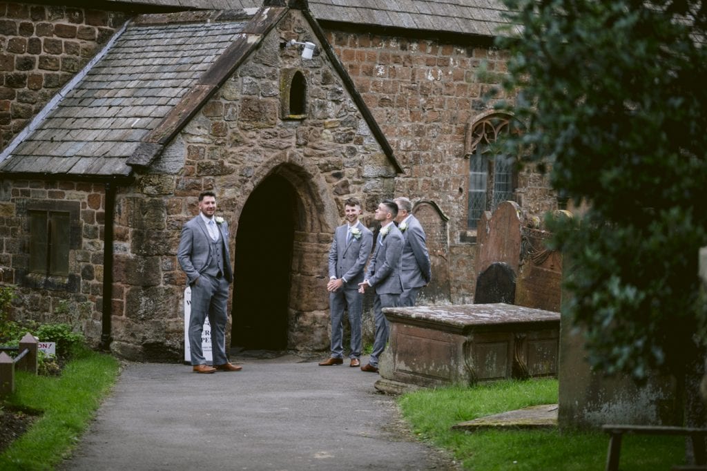 Church Wedding With Three Hills Barn Wedding Reception • Joshua Wyborn