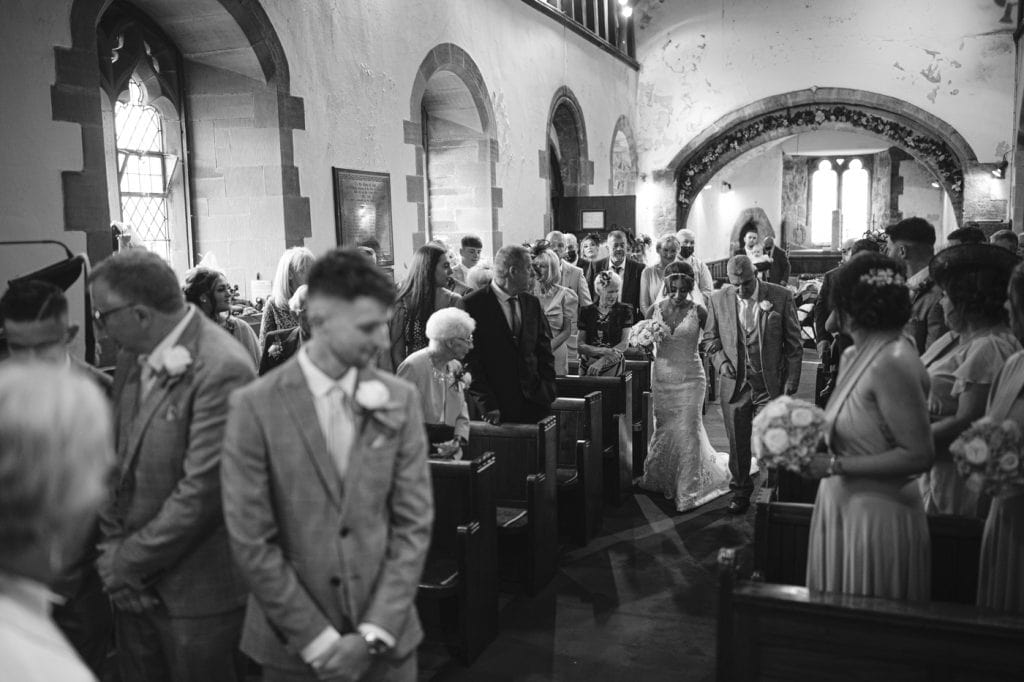 Church Wedding With Three Hills Barn Wedding Reception • Joshua Wyborn