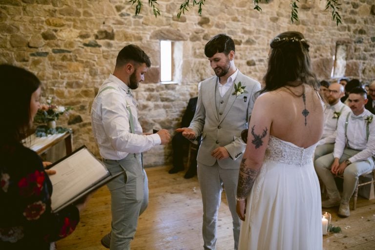 Three Hills Barn Wedding Ceremony & Reception • Joshua Wyborn